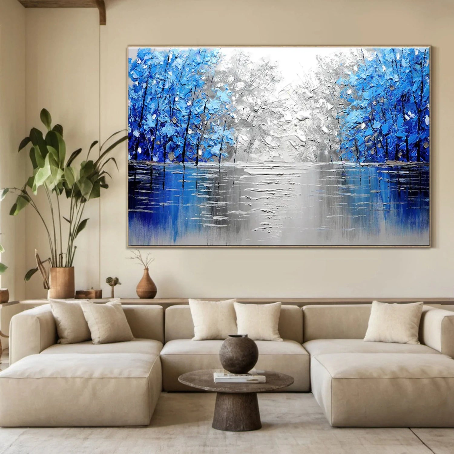 Tree Textured Painting Canvas #TP016